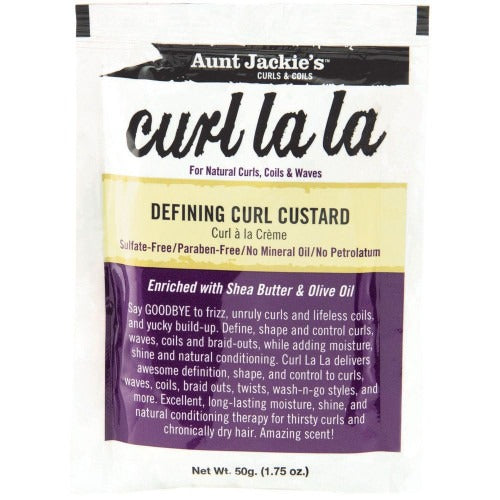 AUNT JACKIES CURL LA LA DEFINING CURL CUSTARD 426g Just Beautie